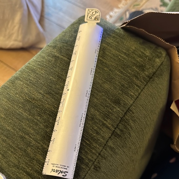 Office | Vintage Office Supplies Solari Typesetter Ruler With Pica ...